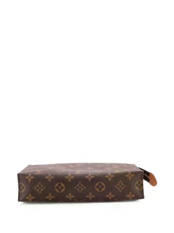 LOUIS VUITTON Toiletry Pouch Monogram Canvas 26 Clutch Bag - Brown