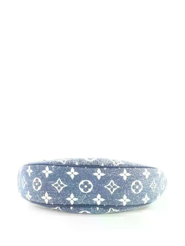 LOUIS VUITTON Loop Handbag Monogram Jacquard Denim Hobo Bag
