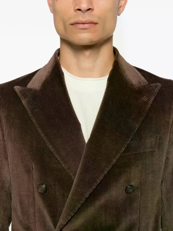 Tagliatore Double-breasted Corduroy Jacket