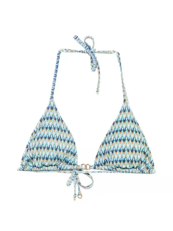 BANANA MOON Jotrao Triangle Bikini Top - Blue