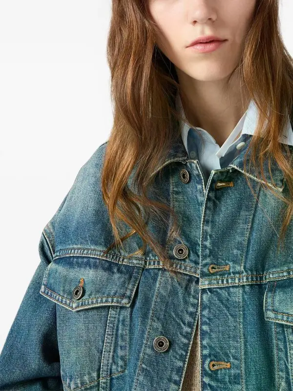 Miu Miu Denim Blouson Jacket