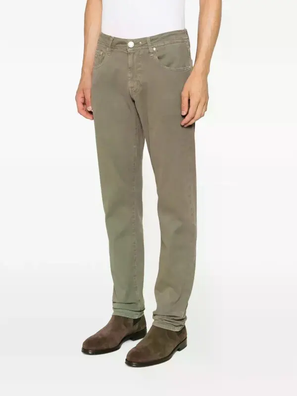 TRAMAROSSA Michelangelo Logo-plaque Trousers