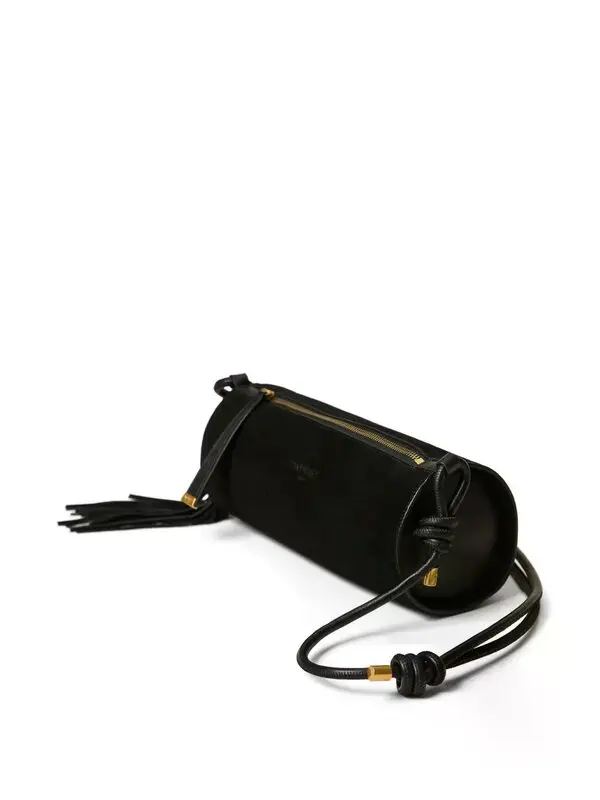 TWINSET Suede Cylinder Bag With Tassel