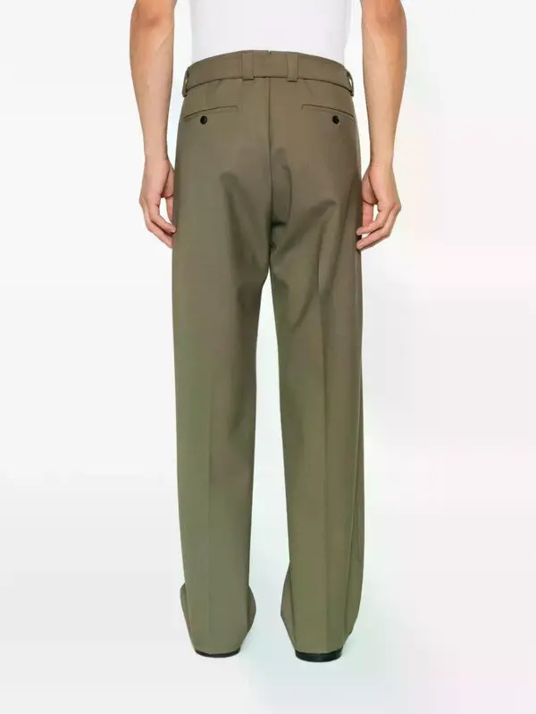 ERALDO Belted Pleated Trousers