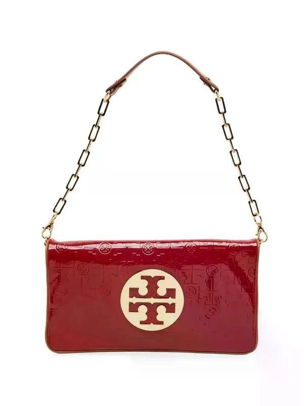 Tory Burch Reva Monogram Embossed Shoulder Bag