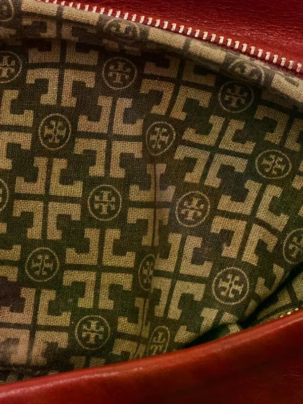 Tory Burch Reva Monogram Embossed Shoulder Bag