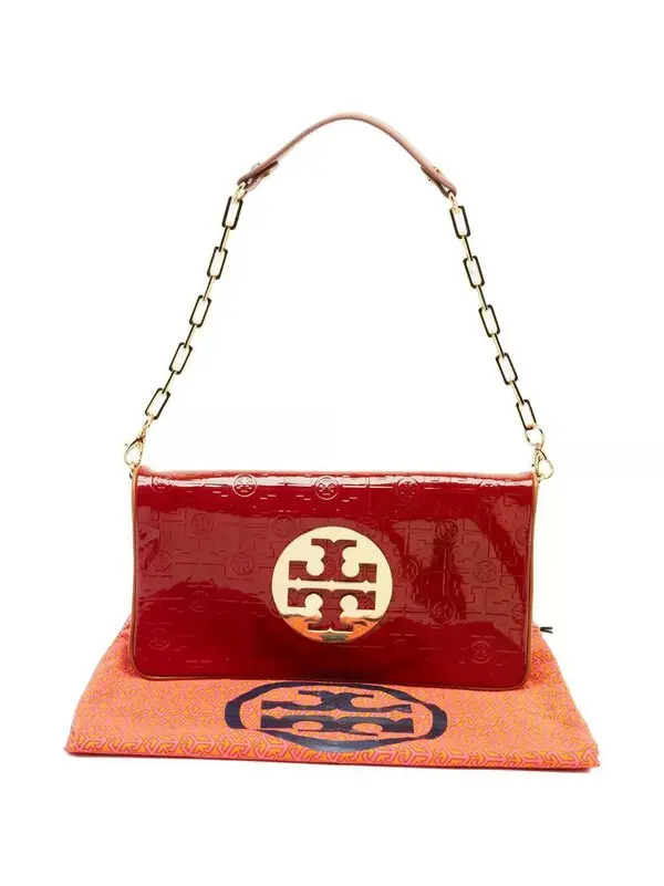 Tory Burch Reva Monogram Embossed Shoulder Bag