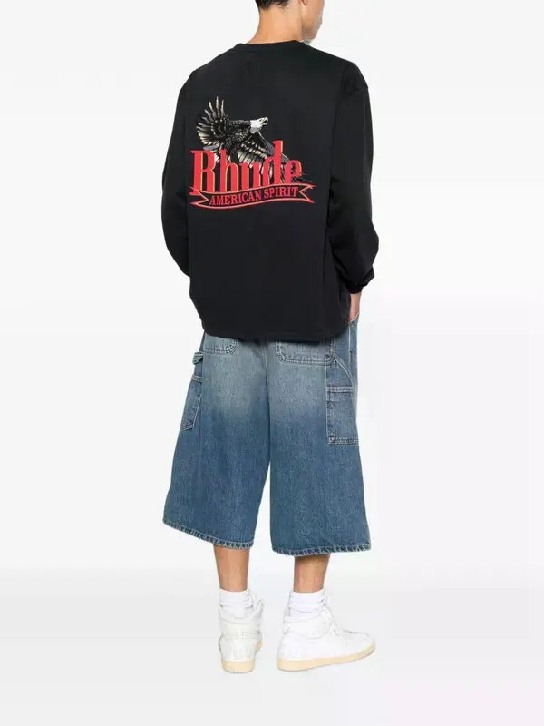 Rhude Logo-print Chest-pocket T-shirt