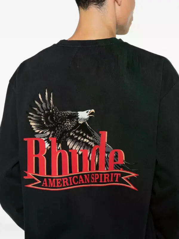 Rhude Logo-print Chest-pocket T-shirt
