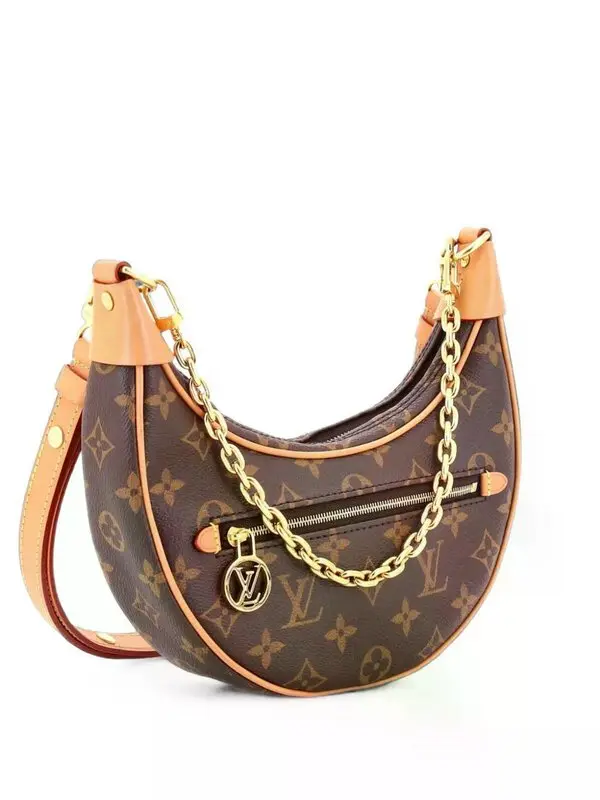 LOUIS VUITTON Loop Handbag Monogram Canvas Hobo Bag