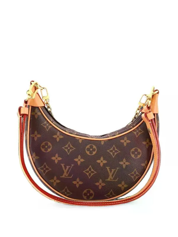 LOUIS VUITTON Loop Handbag Monogram Canvas Hobo Bag