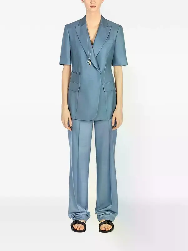 FERRAGAMO Short-sleeve Silk Jacket