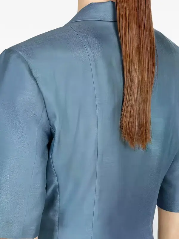 FERRAGAMO Short-sleeve Silk Jacket