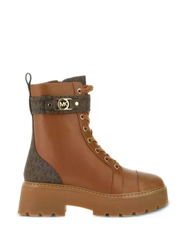Michael Kors Mandy Amphibian Leather Boots