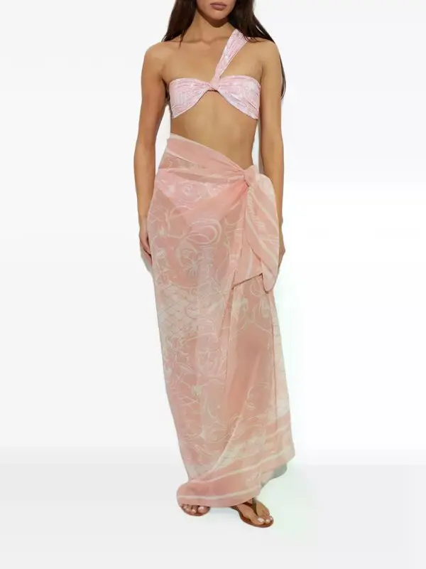 Balmain Floral-print Silk Pareo