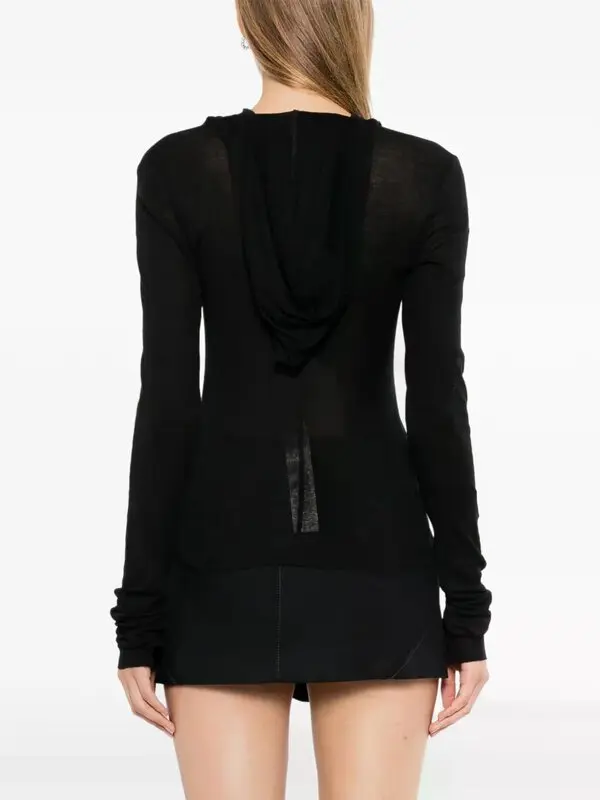 Rick Owens Long-sleeve Sheer Top
