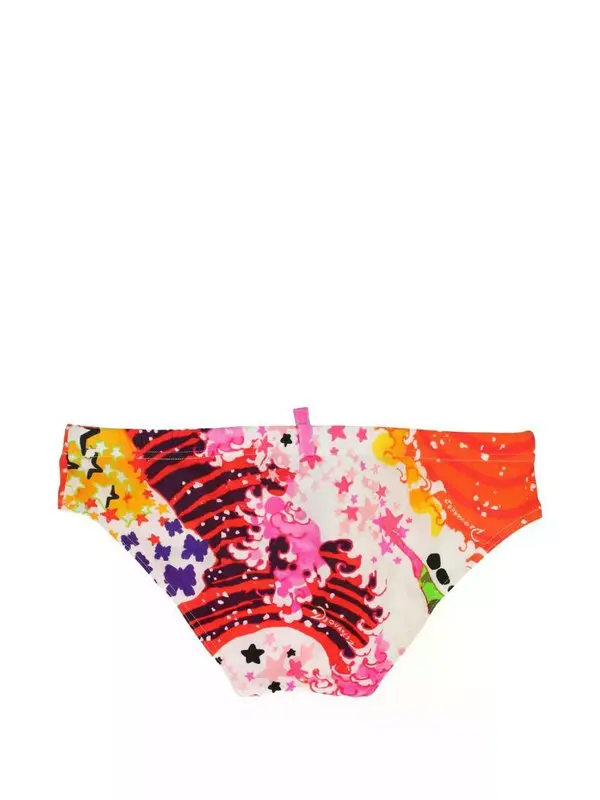 Dsquared2 Graphic-print Swim Briefs
