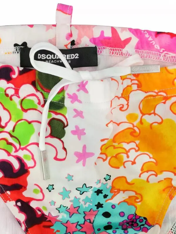 Dsquared2 Graphic-print Swim Briefs