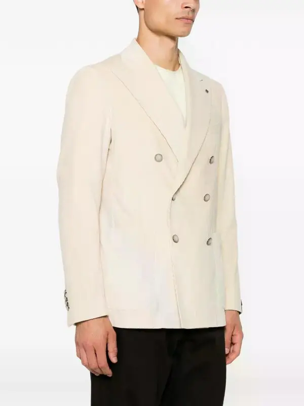 Tagliatore Giacca Double-breasted Corduroy Jacket