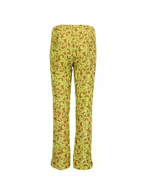 Prada Woven-print Trousers