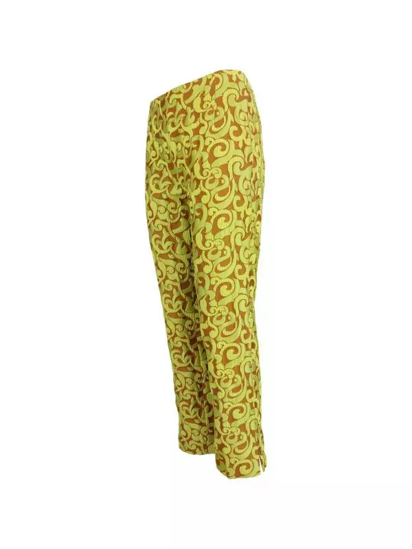 Prada Woven-print Trousers