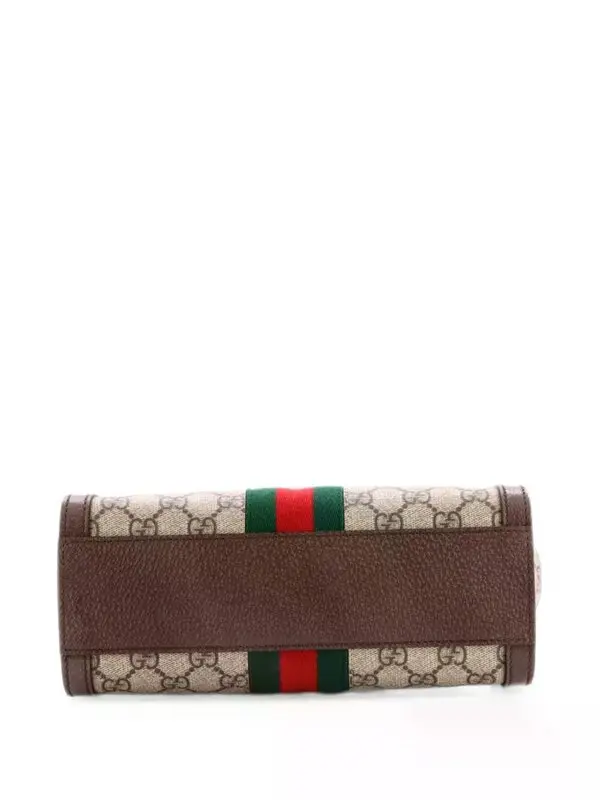 Gucci Ophidia Top Handle Gg Coated Canvas Small Tote Bag