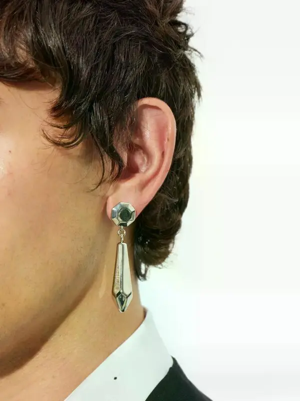 MAISON MARGIELA Asymmetric Faceted Earrings