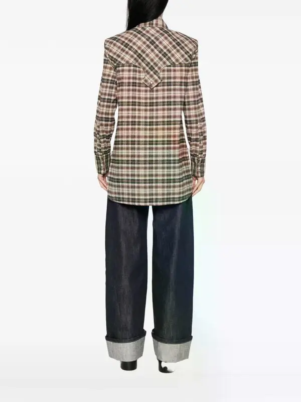 Seafarer Check-pattern Western Shirt