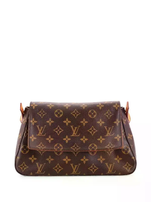 LOUIS VUITTON Looping Handbag Monogram Canvas Mini Satchel
