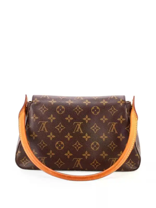LOUIS VUITTON Looping Handbag Monogram Canvas Mini Satchel