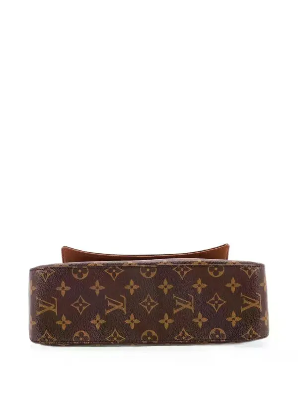 LOUIS VUITTON Looping Handbag Monogram Canvas Mini Satchel