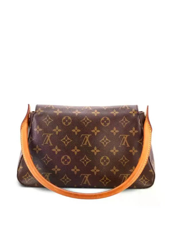 LOUIS VUITTON Monogram Canvas Looping Mini Satchel Handbag