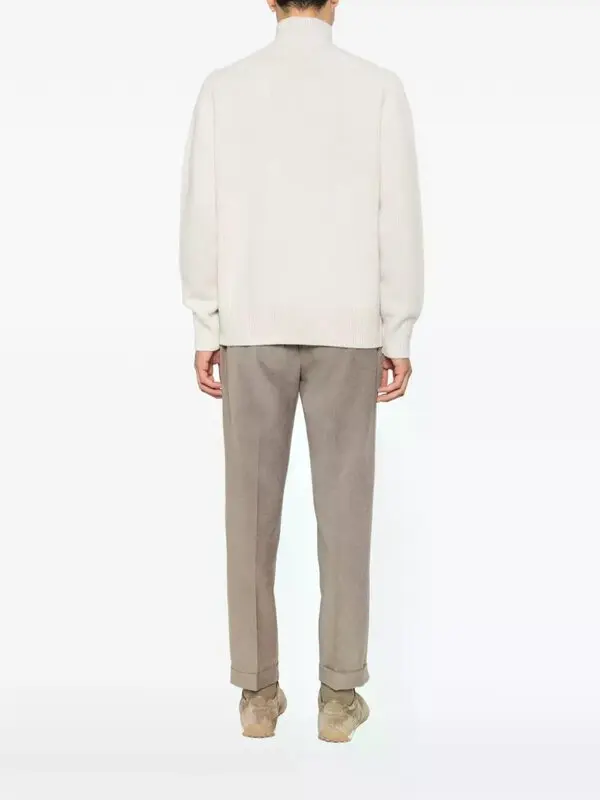 Soft Goat Long-sleeve Roll-neck Sweater