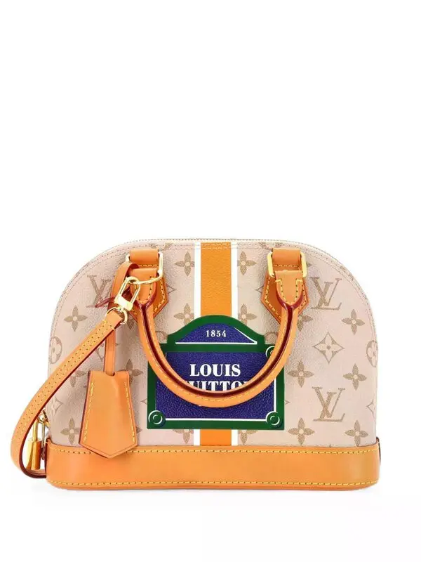 LOUIS VUITTON Alma Handbag Monopaname Canvas Bb Satchel