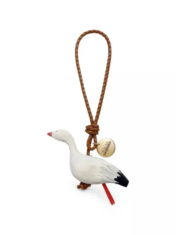 Ruslan Baginskiy Stork Bag Charm - White