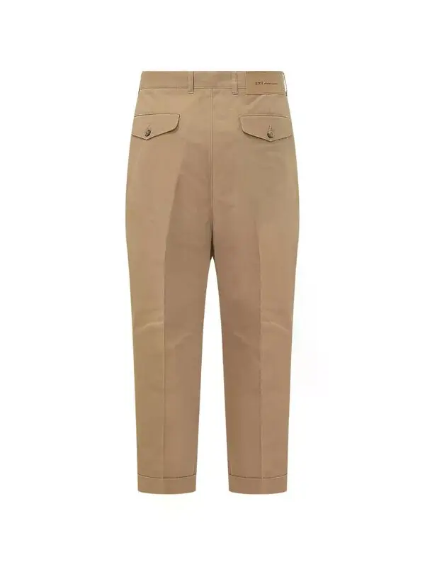AMI Paris Cotton-carrot-oversized Trousers