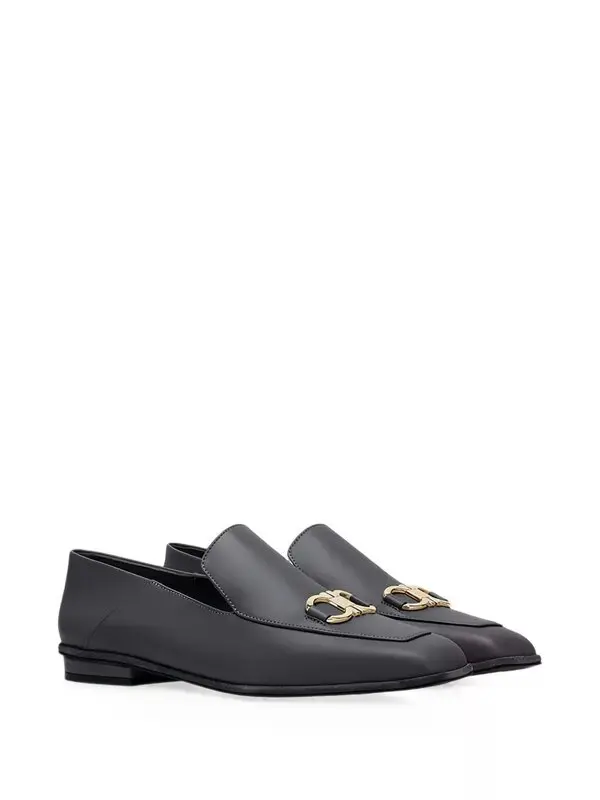 FERRAGAMO Gancini Loafers - Grey