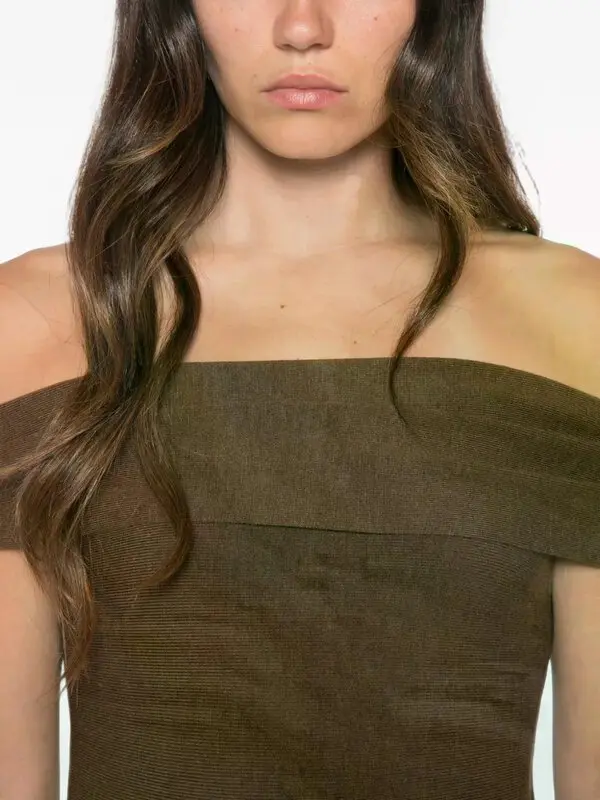 Simkhai Camilla Off-shoulder Midi Dress