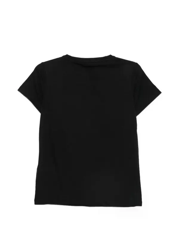 Liu Jo Sequinned-logo T-shirt