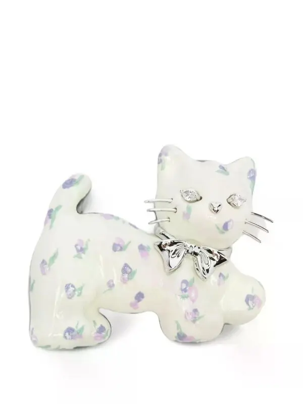 YVMIN Floral-print Cat Hair Clips