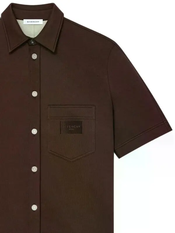Givenchy Couture Seam Short-sleeve Shirt