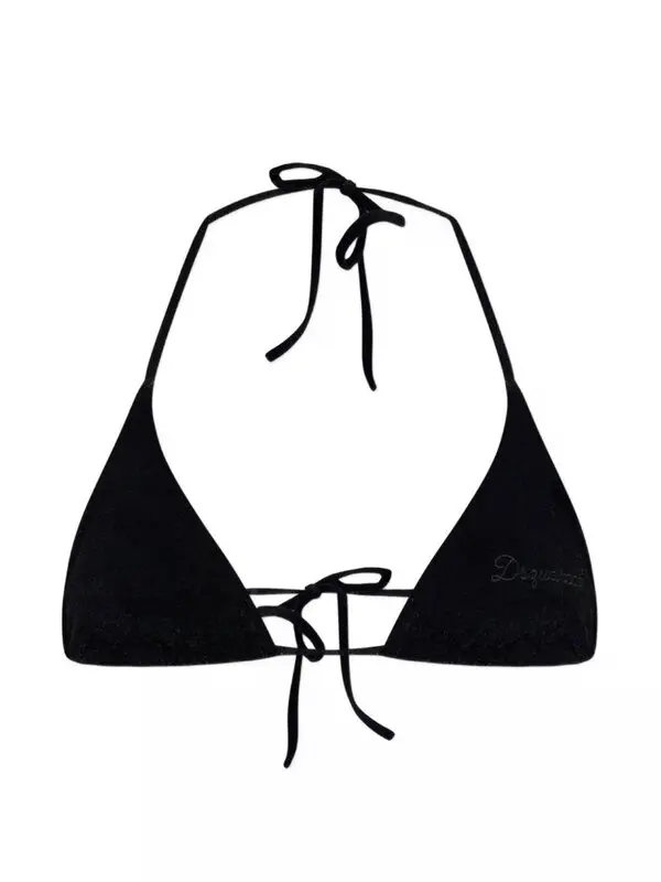 Dsquared2 Logo-embroidered Bikini Top