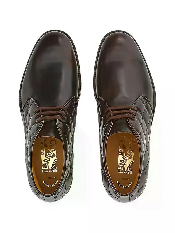 FERRAGAMO Quilted Leather Desert Boots