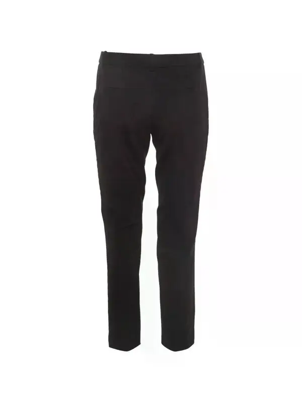 Maje Erika Satin-stripe Trousers - Black