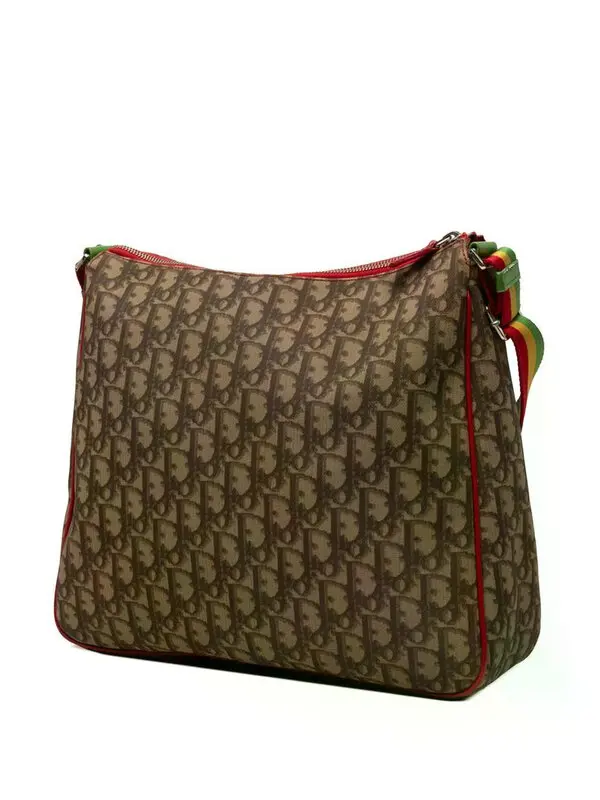 Dior 2004 Oblique Canvas Rasta Crossbody Bag