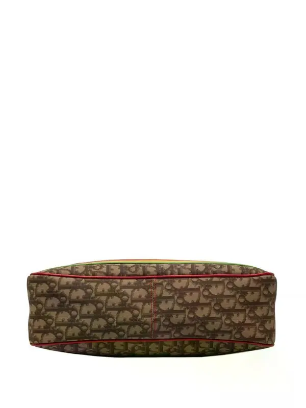 Dior 2004 Oblique Canvas Rasta Crossbody Bag