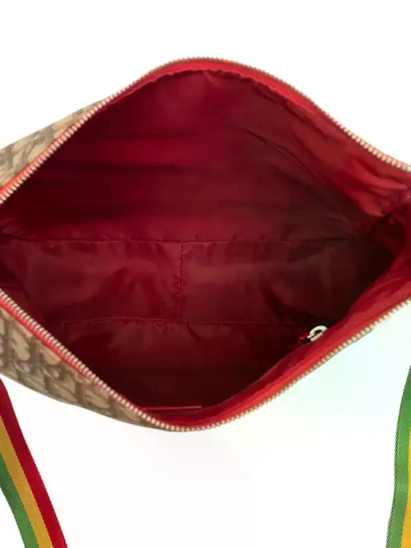 Dior 2004 Oblique Canvas Rasta Crossbody Bag