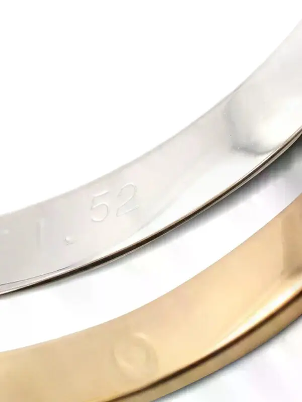 Cartier Two Tone Gold Cut-out Ring
