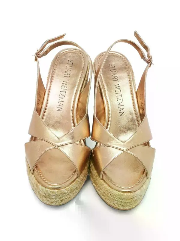STUART WEITZMAN Crossover-strap Espadrille Sandals