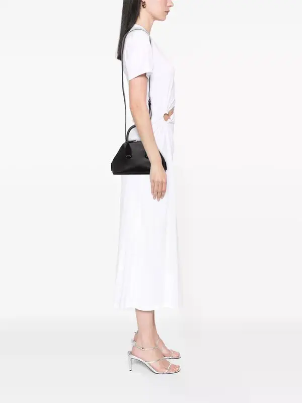 THE ROW 2010-2026 Mini Calfskin Devon Saddle Satchel
